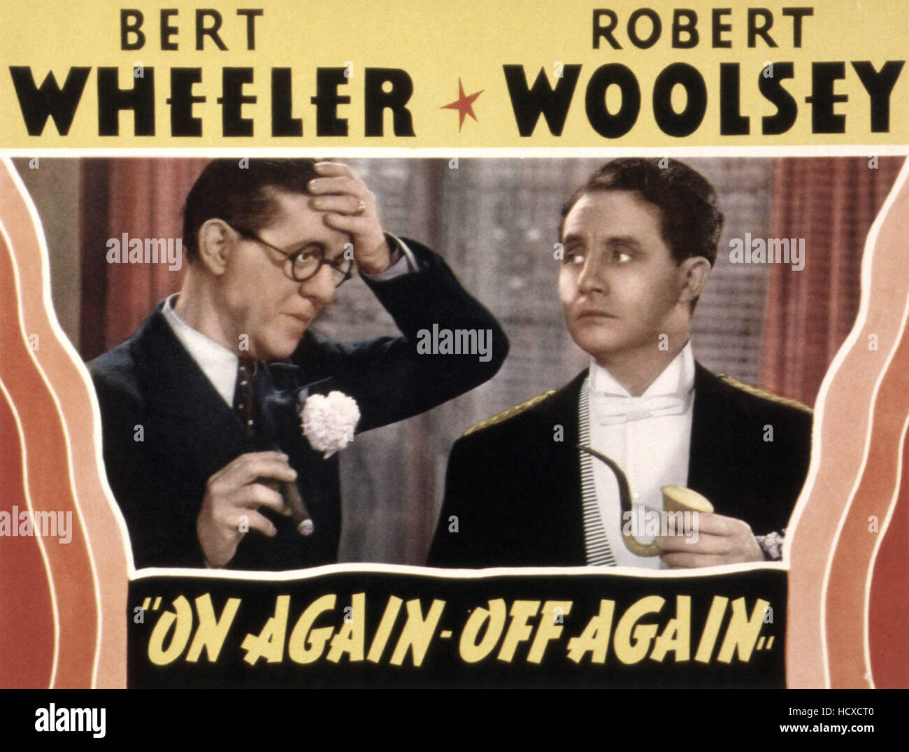 ON AGAIN-OFF AGAIN, Robert Woolsey, Bert Wheeler, 1937 Stock Photo - Alamy