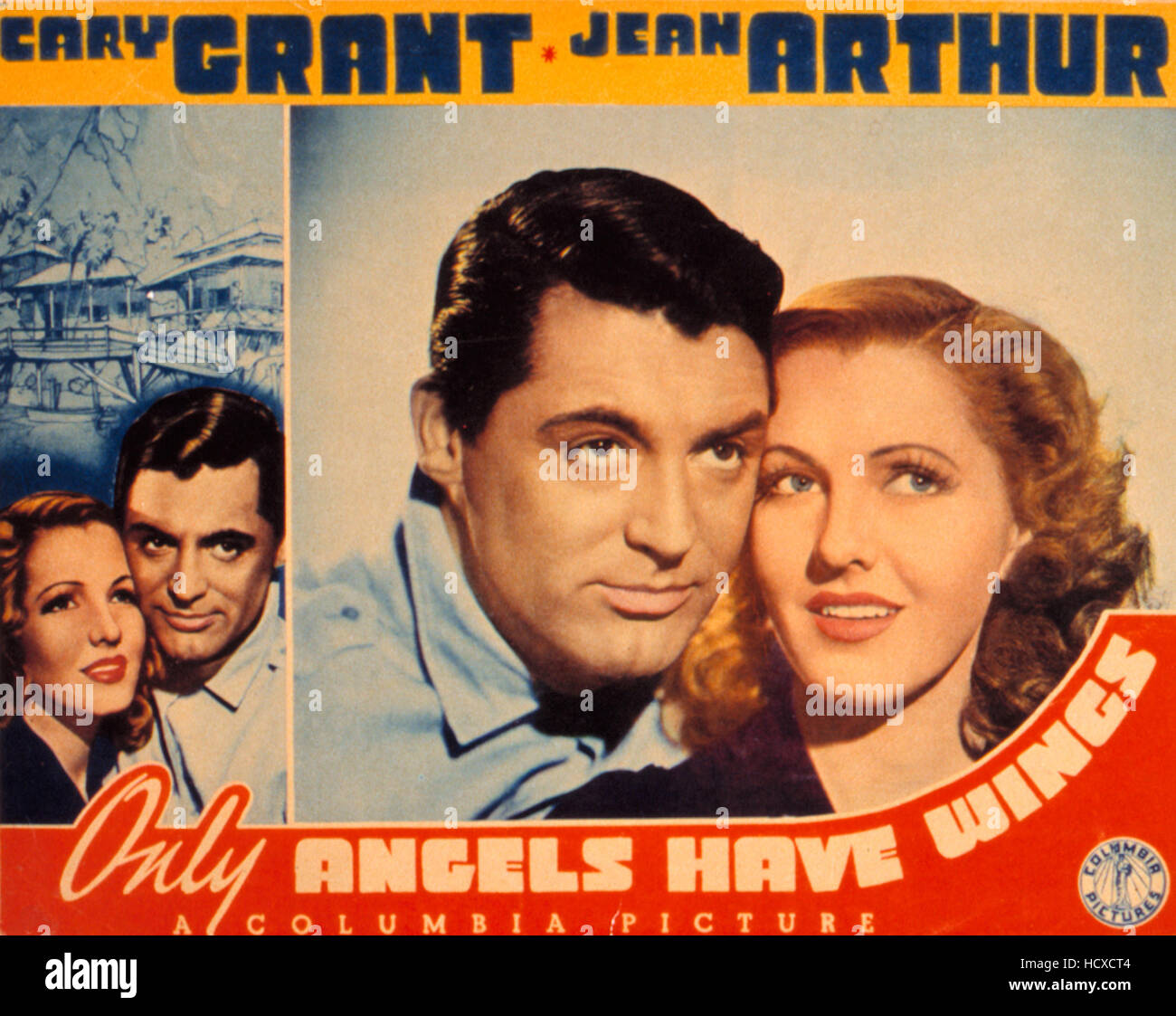 ONLY ANGELS HAVE WINGS, Cary Grant, Jean Arthur, 1939 Stock Photo - Alamy