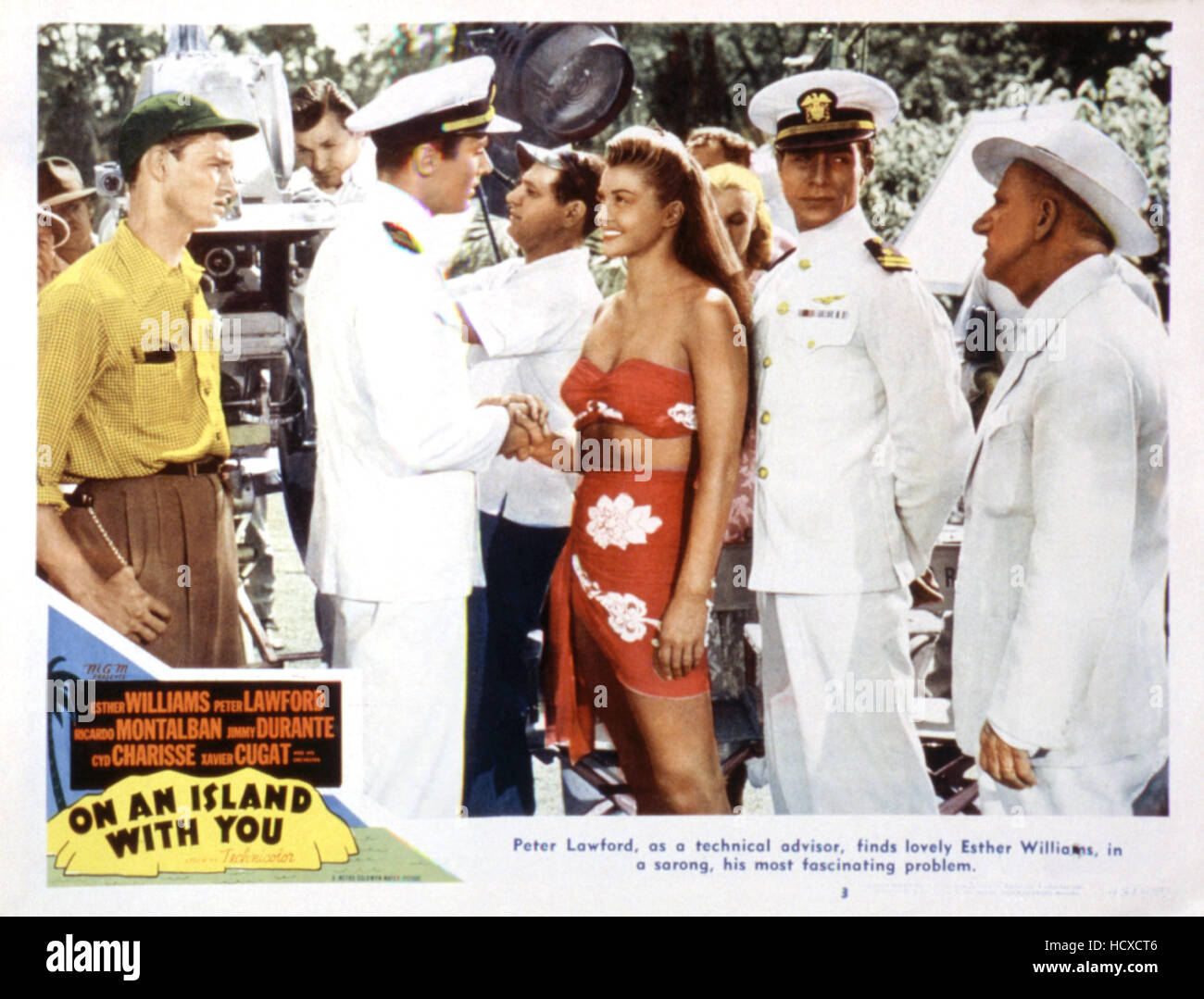 ON AN ISLAND WITH YOU, Peter Lawford, Esther Williams, Ricardo ...