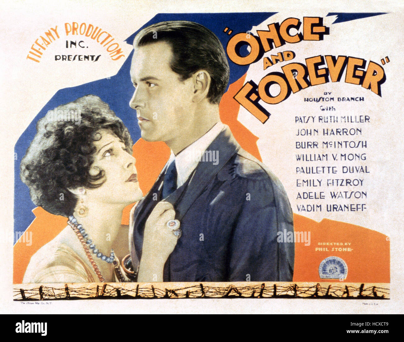 ONCE AND FOREVER, US lobbycard, from left: Patsy Ruth Miller, John ...