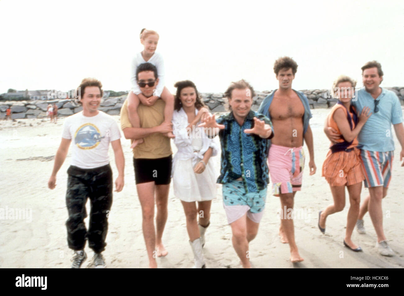 ONE CRAZY SUMMER, Curtis Armstrong, John Cusack, Kristen Goelz (on top ...