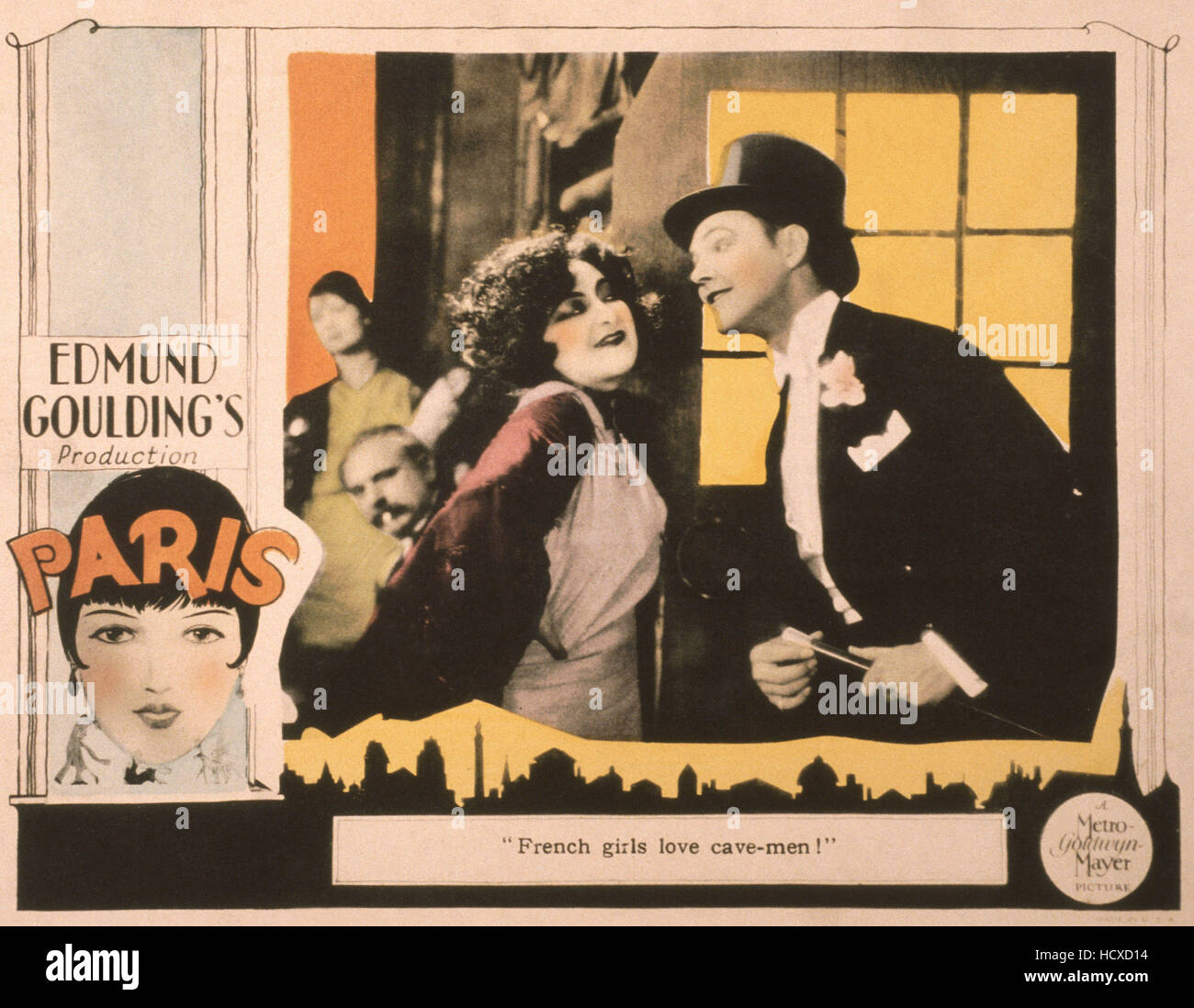 PARIS, US lobbycard, from left: Rose Dione, Charles Ray, 1926 Stock ...