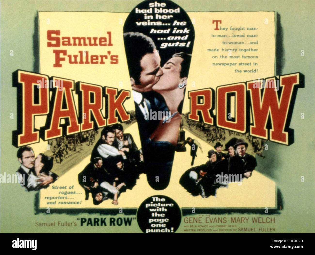 PARK ROW, Gene Evans, Mary Walsh, 1952 Stock Photo - Alamy