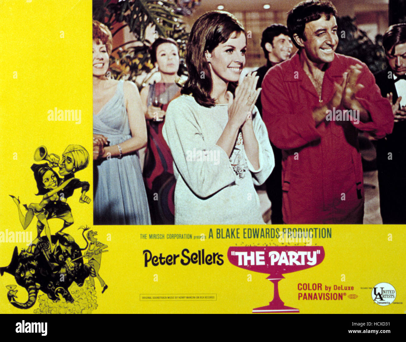 THE PARTY, Claudine Longet, Peter Sellers, 1968 Stock Photo - Alamy