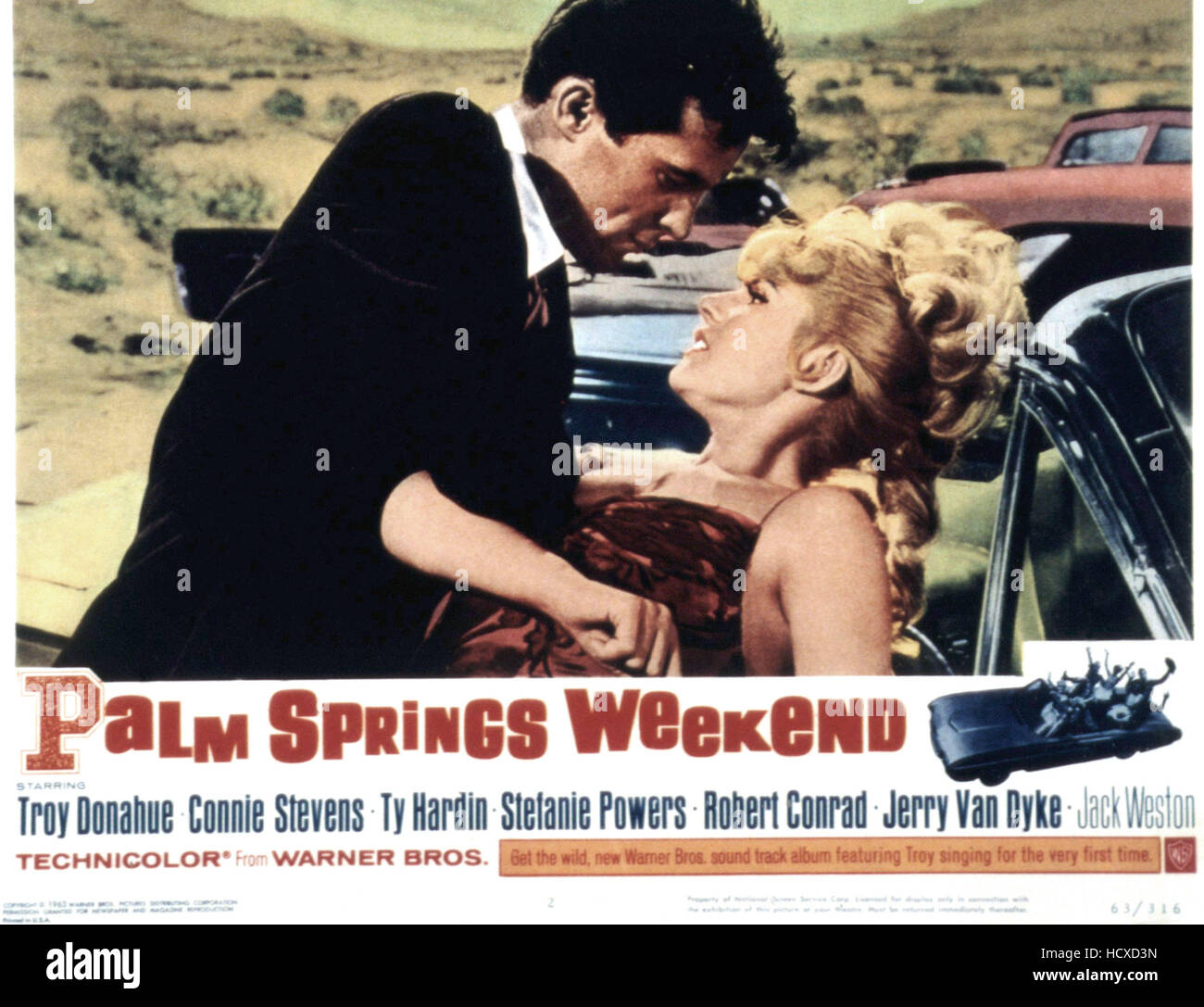 PALM SPRINGS WEEKEND, Robert Conrad, Connie Stevens, 1963 Stock Photo - Alamy