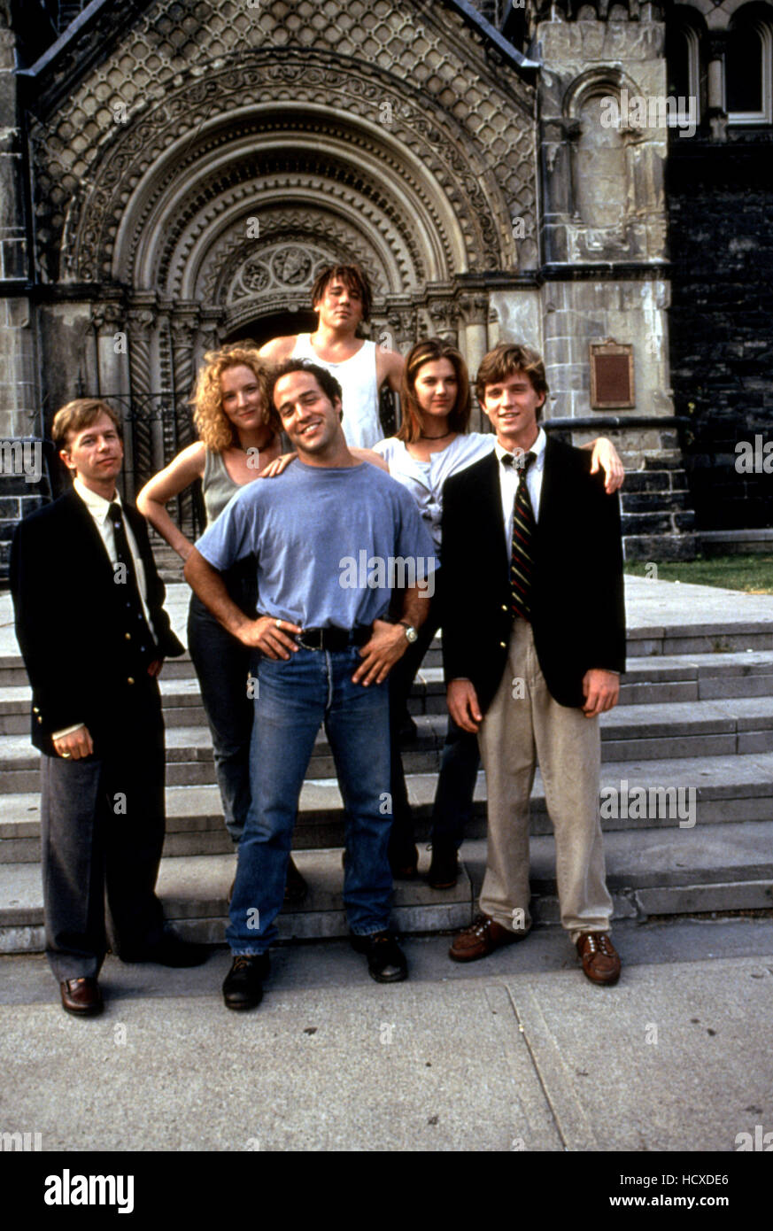 PCU, (front): David Spade, Sarah Trigger, Jeremy Piven, Megan Ward, Chris Young, (rear): Jon ...