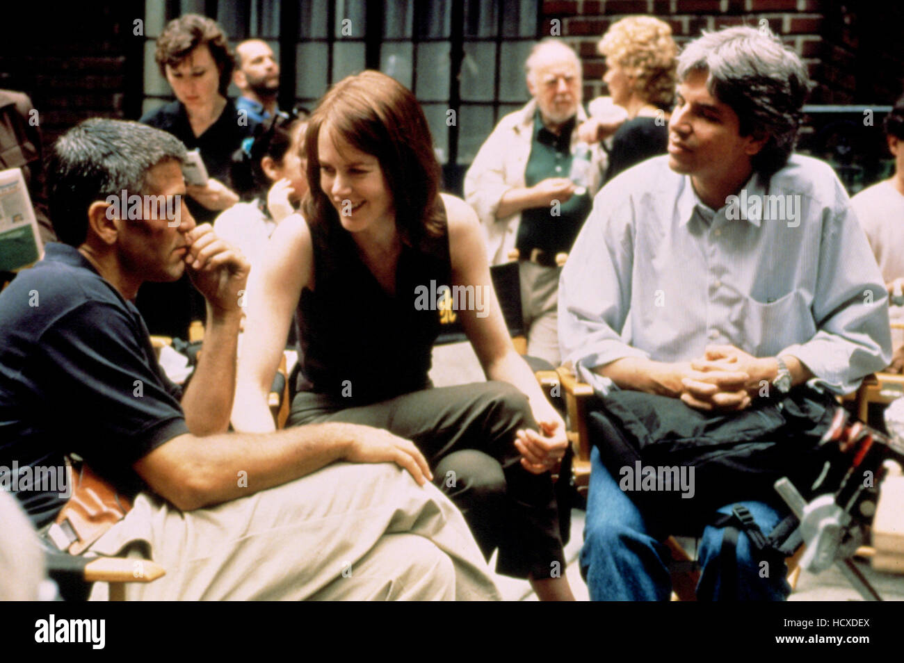 PEACEMAKER, George Clooney, Nicole Kidman on the set, 1997, (c ...