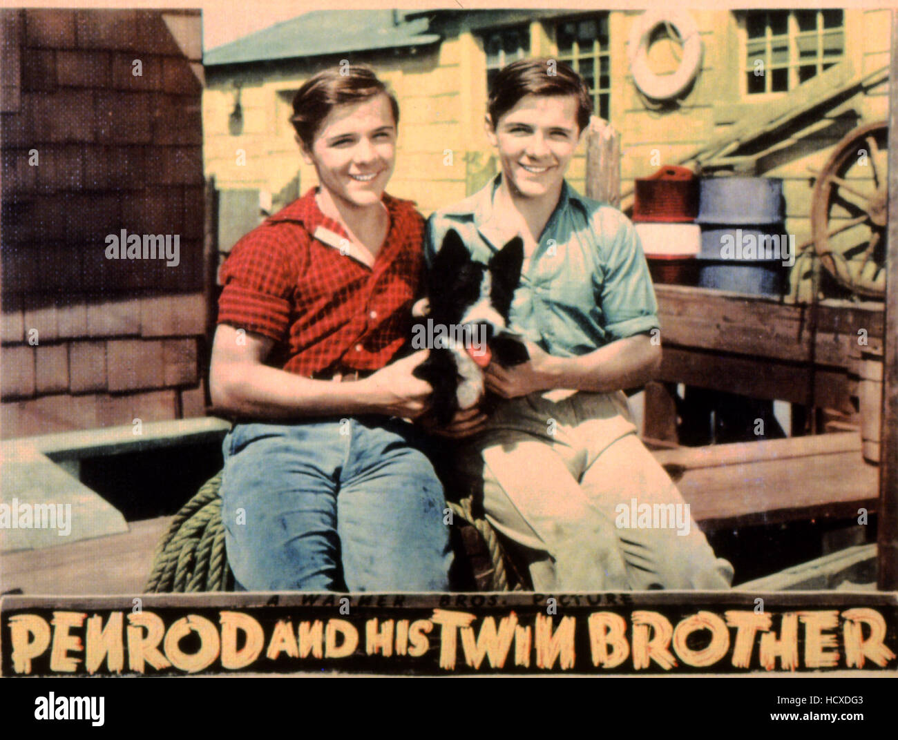 PENROD AND HIS TWIN BROTHER, Billy Mauch, Bobby Mauch, 1938 Stock Photo ...