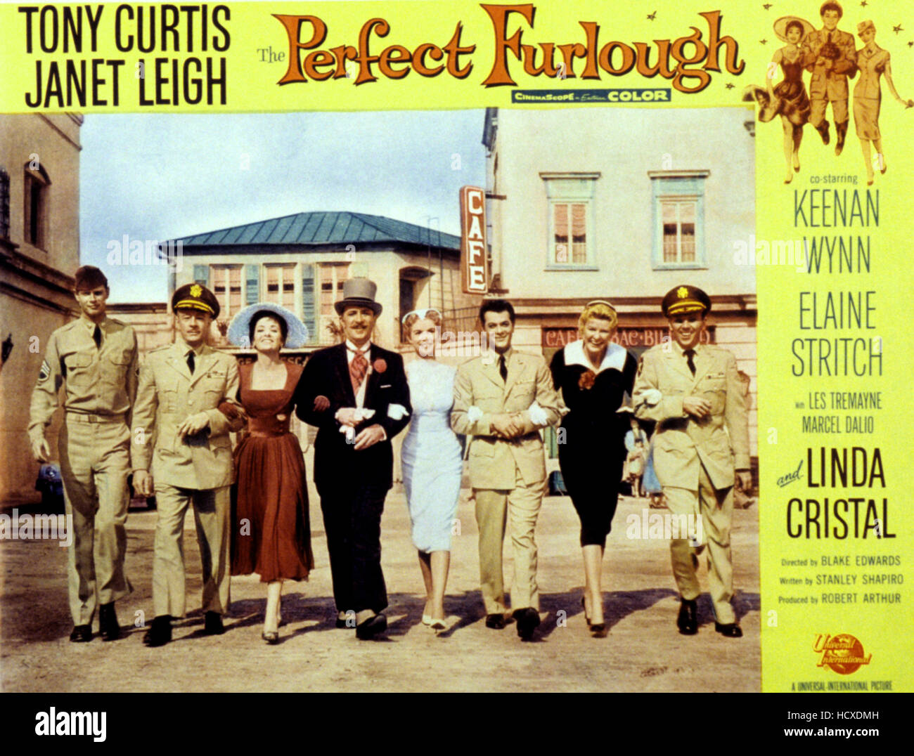 THE PERFECT FURLOUGH, Troy Donahue, Les Tremayne, Linda Cristal, Keenan ...