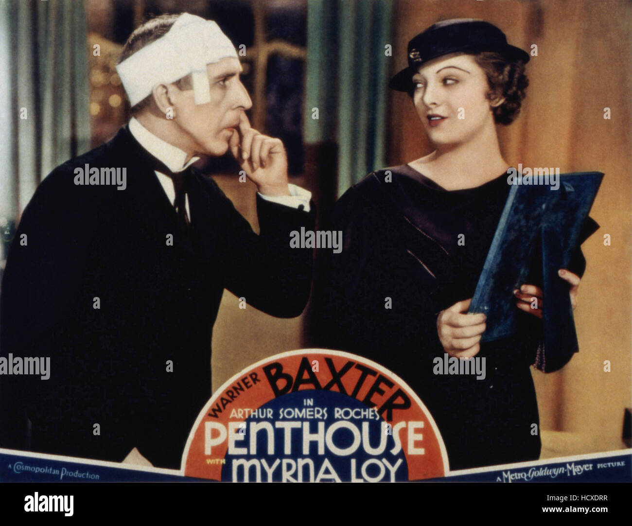 PENTHOUSE, Charles Butterworth, Myrna Loy, 1933 Stock Photo - Alamy