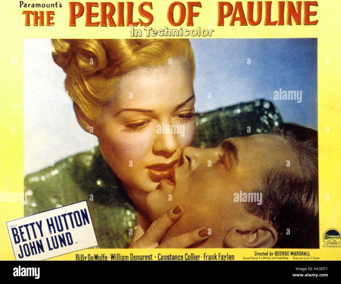 THE PERILS OF PAULINE, Betty Hutton, John Lund, 1947 Stock Photo - Alamy