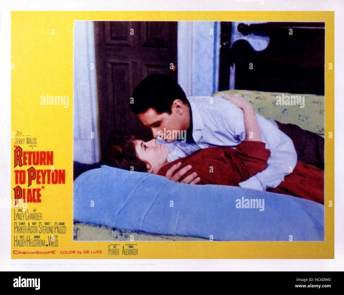 PEYTON PLACE, Luciana Paluzzi, Brett Halsey, 1957. TM and Copyright ...