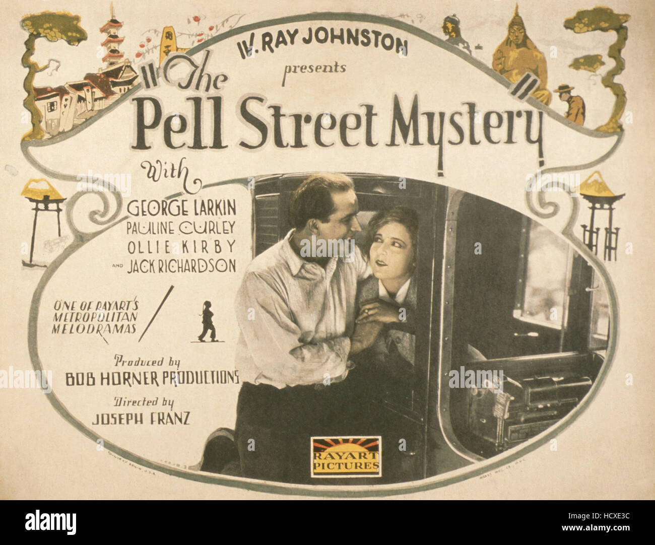 THE PELL STREET MYSTERY, US poster, from left: George Larkin, Pauline ...