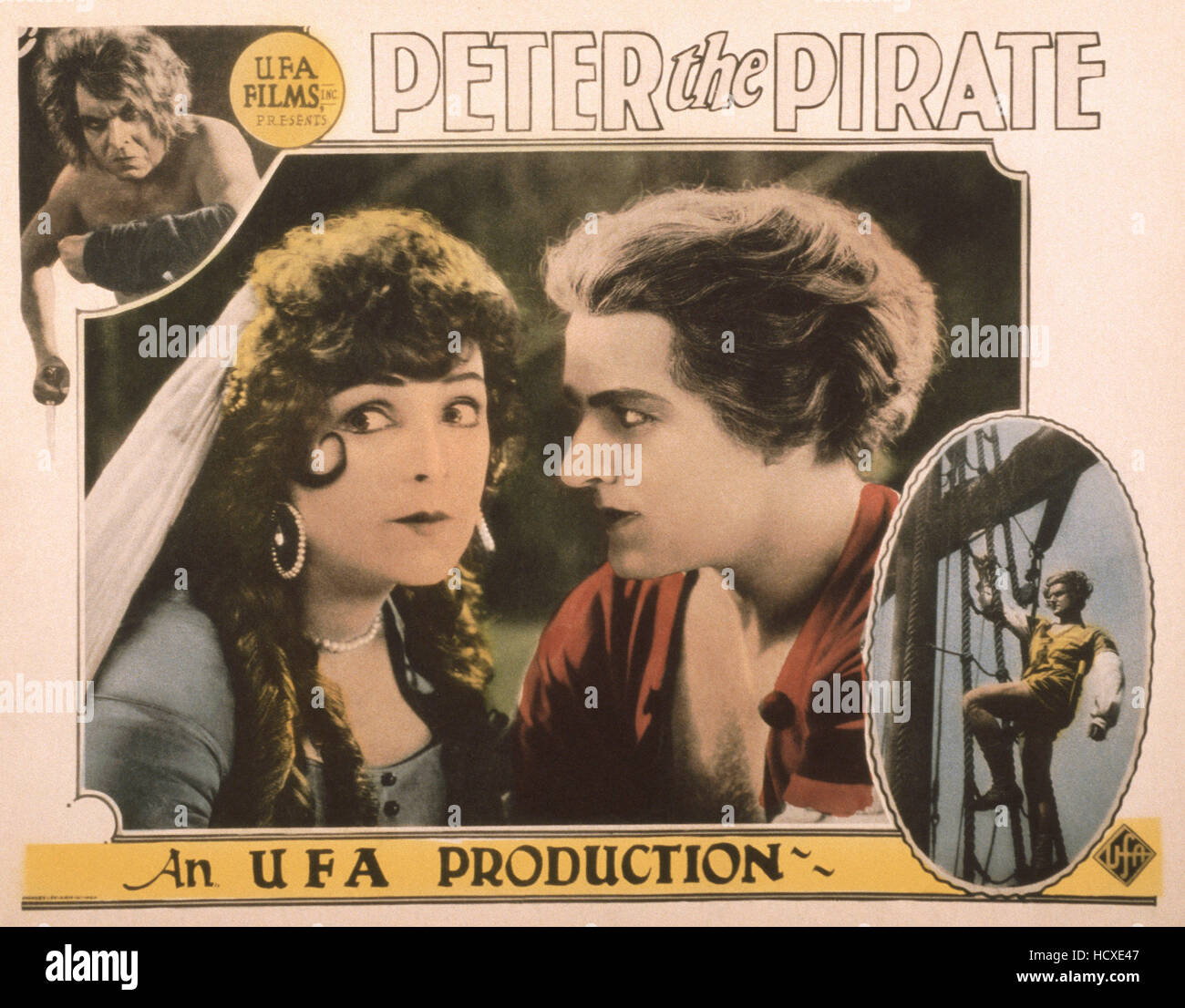 PETER THE PIRATE, (aka PIETRO DER KORSAR), US lobbycard, from left: Aud Egede-Nissen, Paul ...