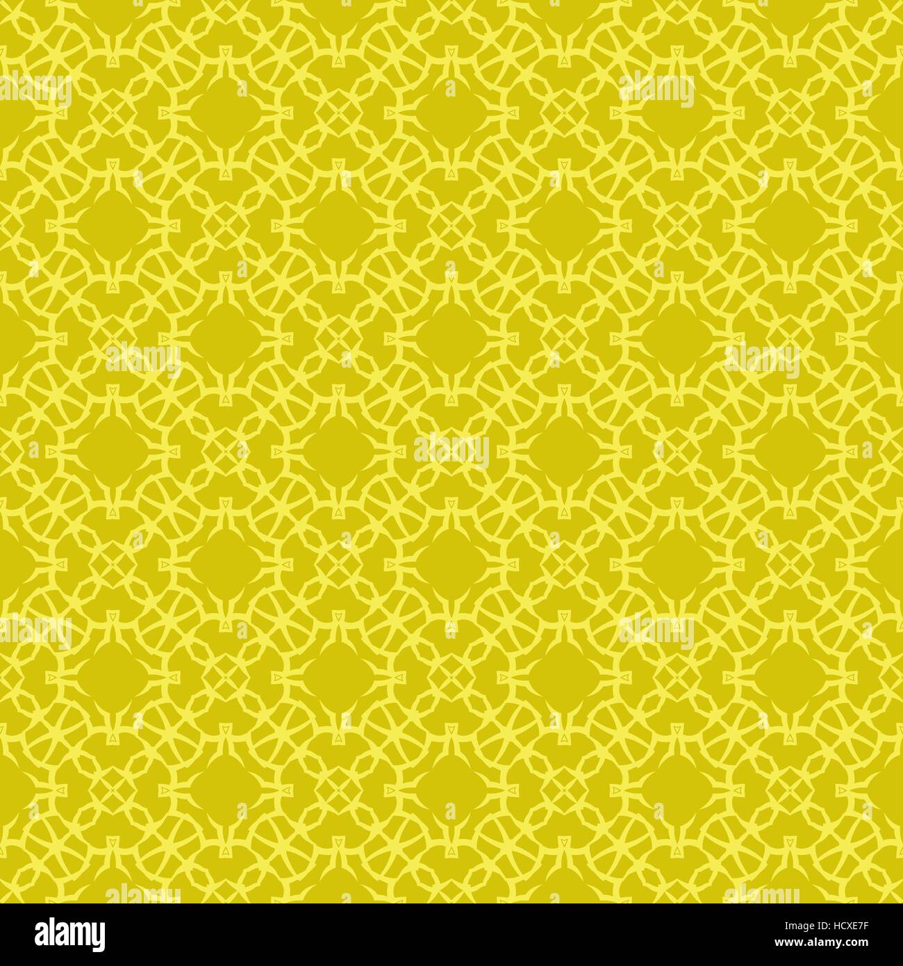 Yellow Ornamental Seamless Line Pattern Stock Vector Image & Art - Alamy