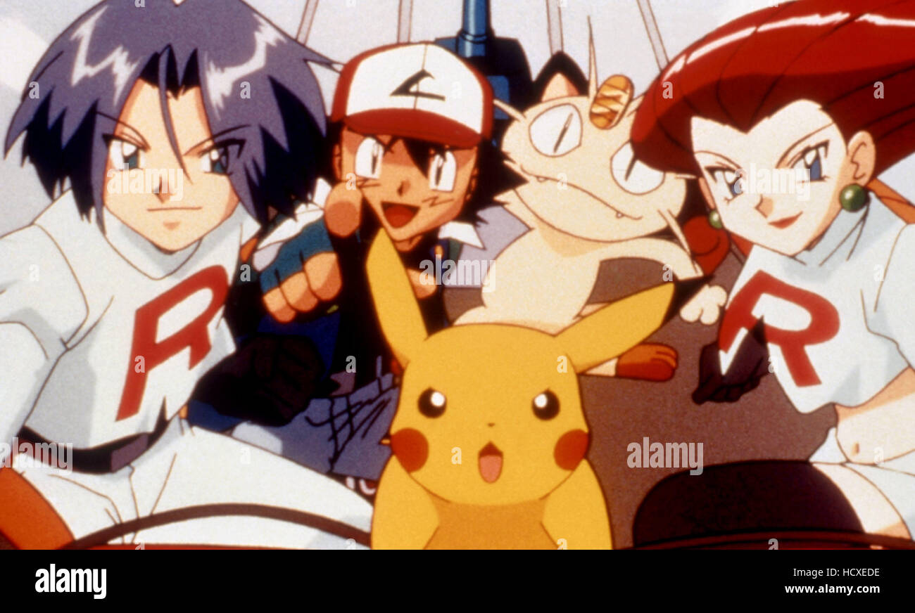 POKEMON: THE MOVIE 2000 (aka POKEMON 2), James, Ash Ketchum, Pikachu ...