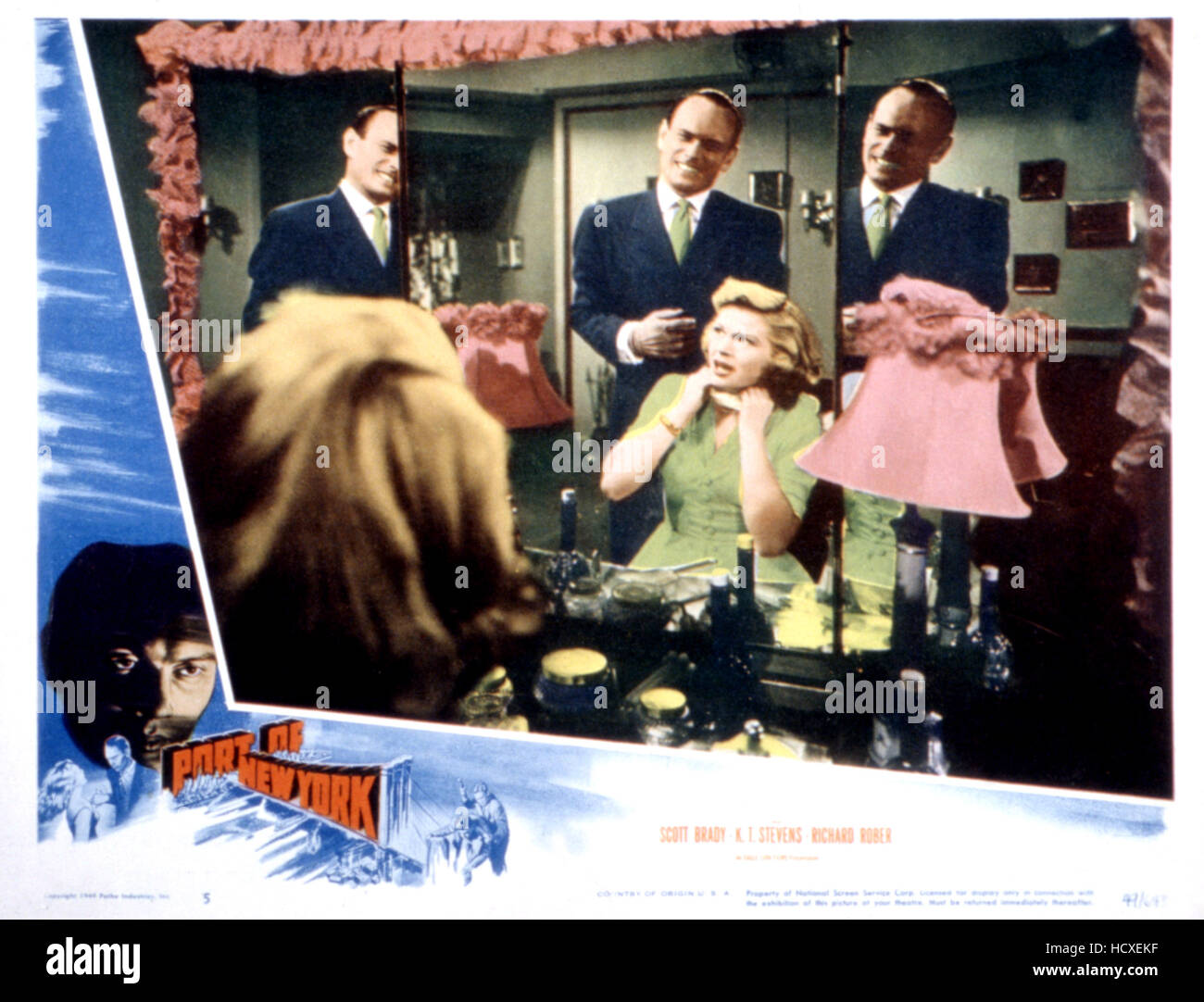 PORT OF NEW YORK, Lynne Carter, 1949 Stock Photo - Alamy