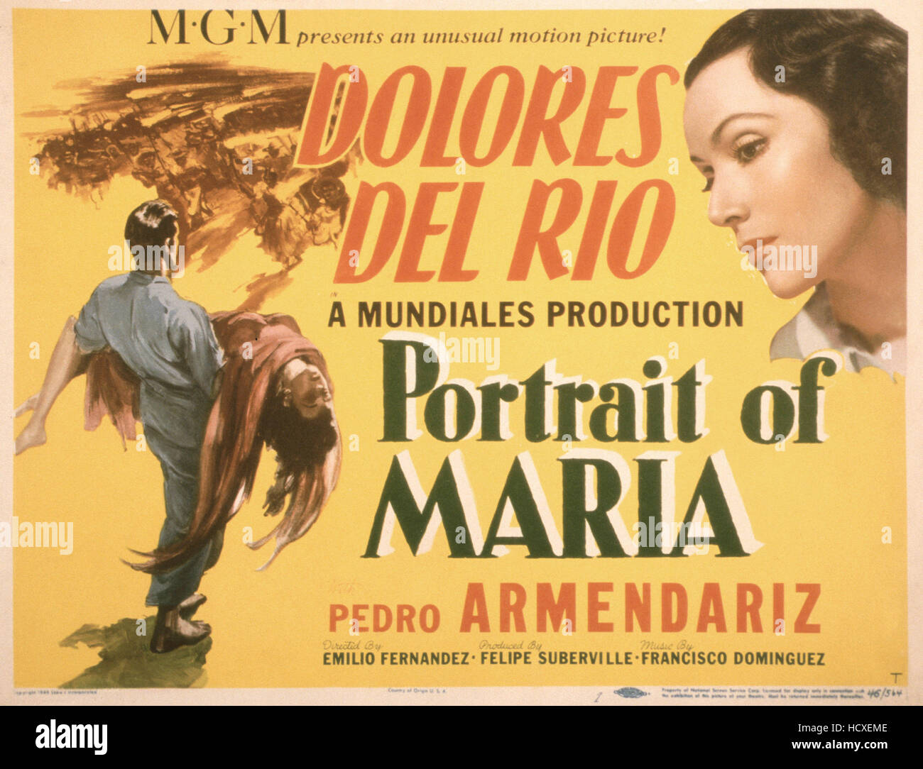 MARIA CANDELARIA, (aka PORTRAIT OF MARIA), US poster, Dolores Del Rio ...