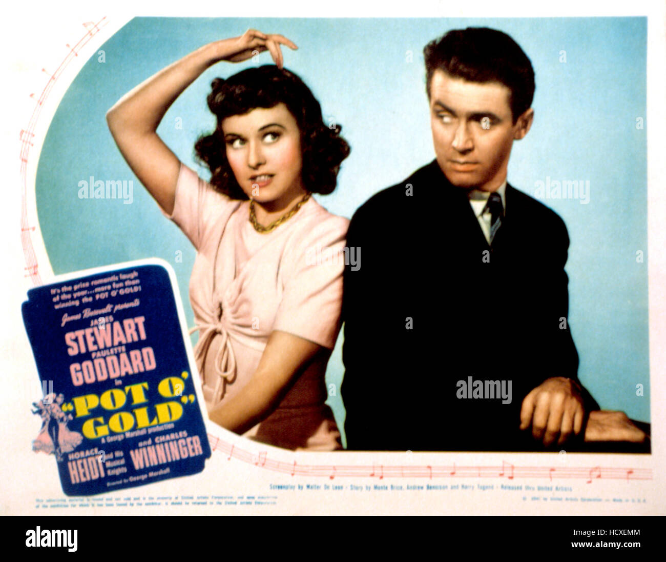 POT O' GOLD, Paulette Goddard, James Stewart, 1941 Stock Photo - Alamy
