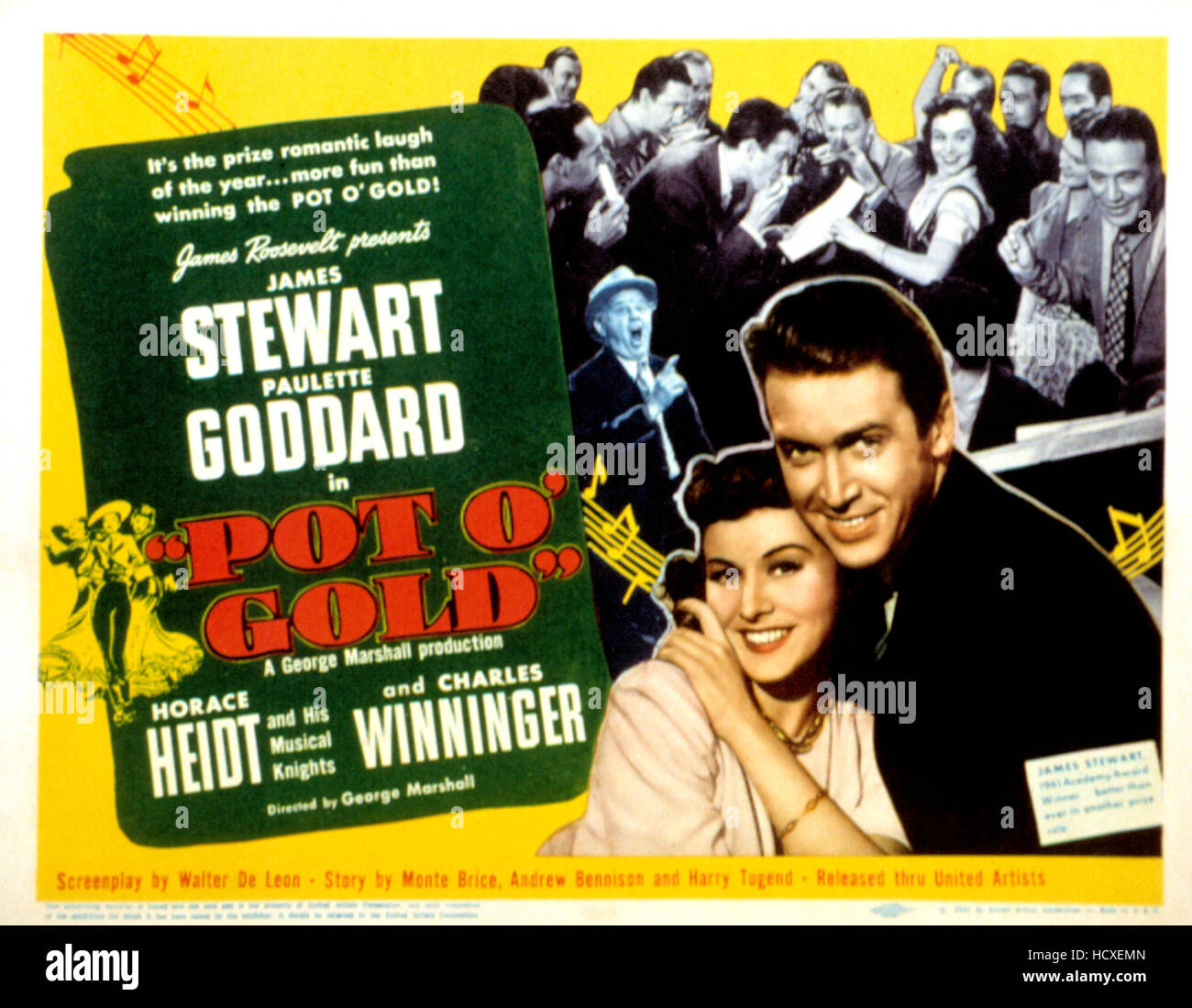 POT O' GOLD, Paulette Goddard, James Stewart, 1941 Stock Photo - Alamy
