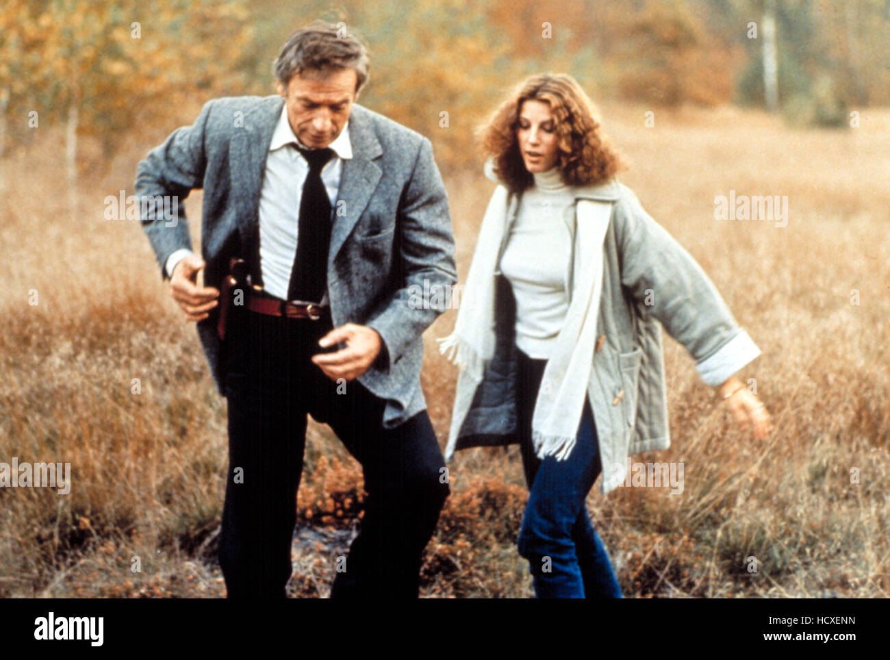 POLICE PYTHON 357, Yves Montand, Stefania Sandrelli, 1976 Stock Photo ...