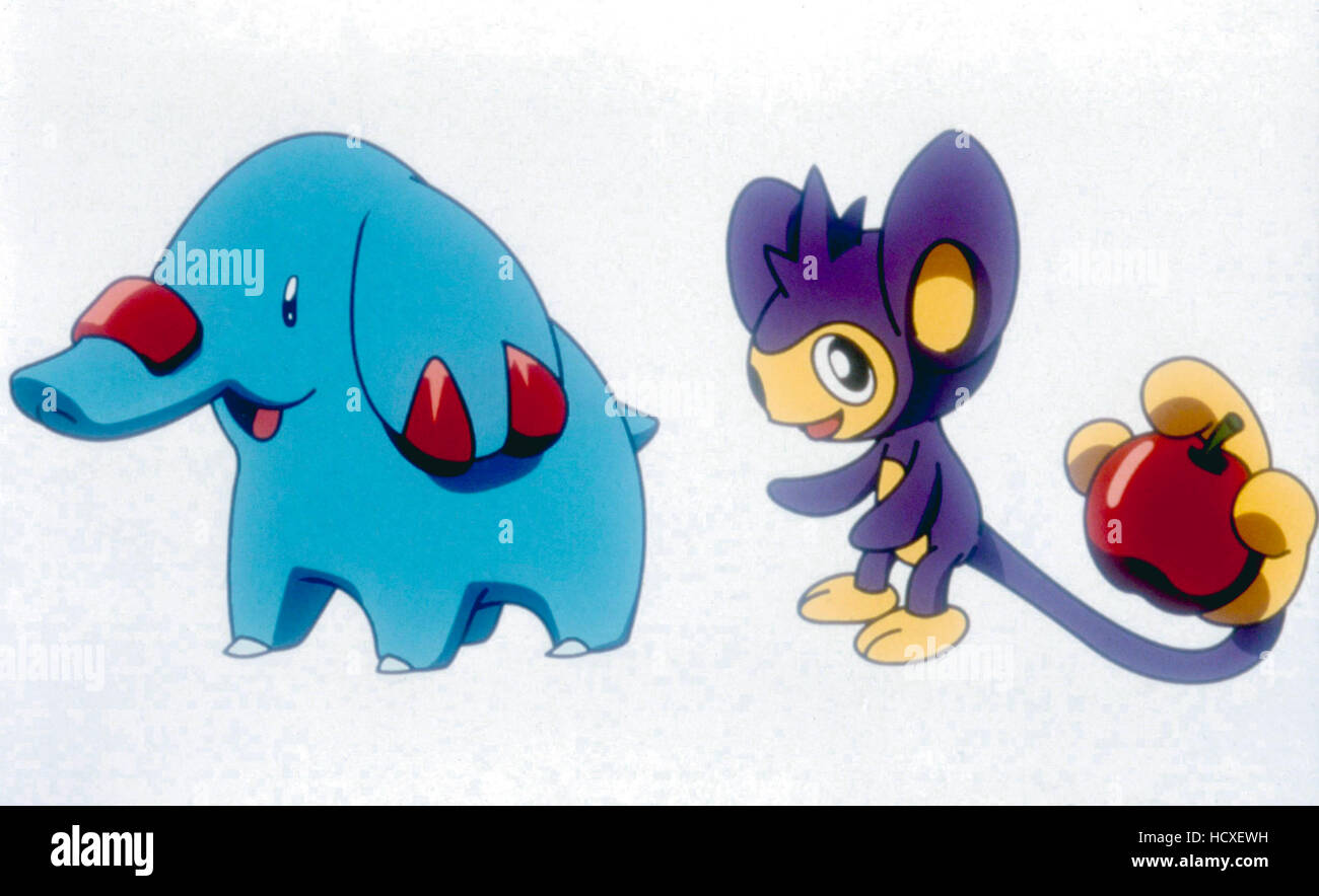 POKEMON 3: THE MOVIE, Phanpy, Aipom, 2000. © Warner Bros./ Courtesy ...