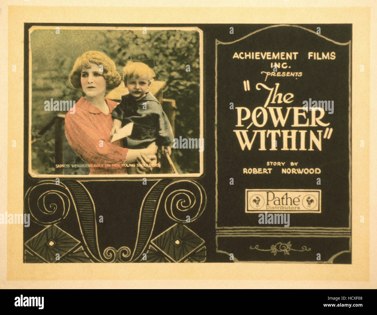 THE POWER WITHIN, US poster, Pauline Garon, 1921 Stock Photo - Alamy