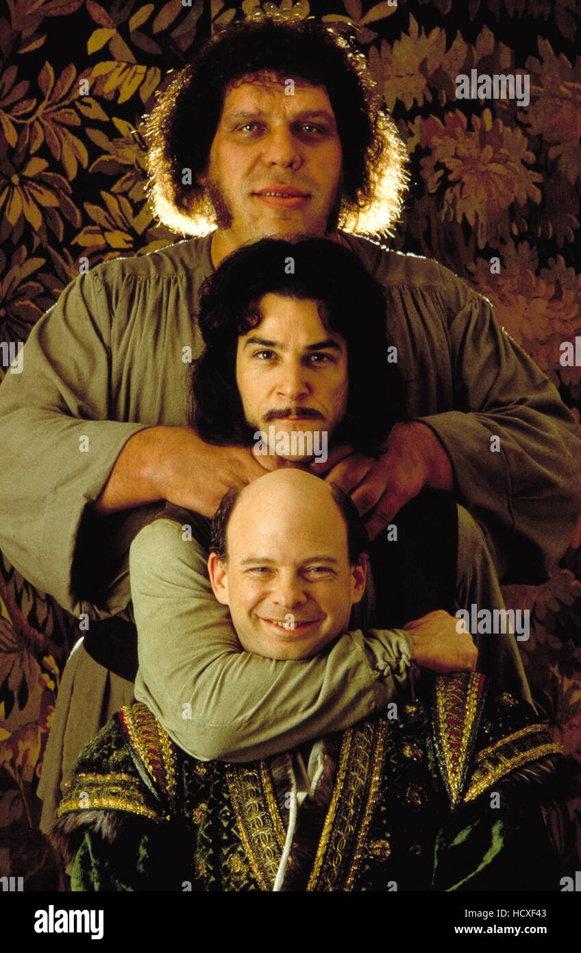 THE PRINCESS BRIDE, Andre the Giant, Mandy Patinkin, Wallace Shawn ...