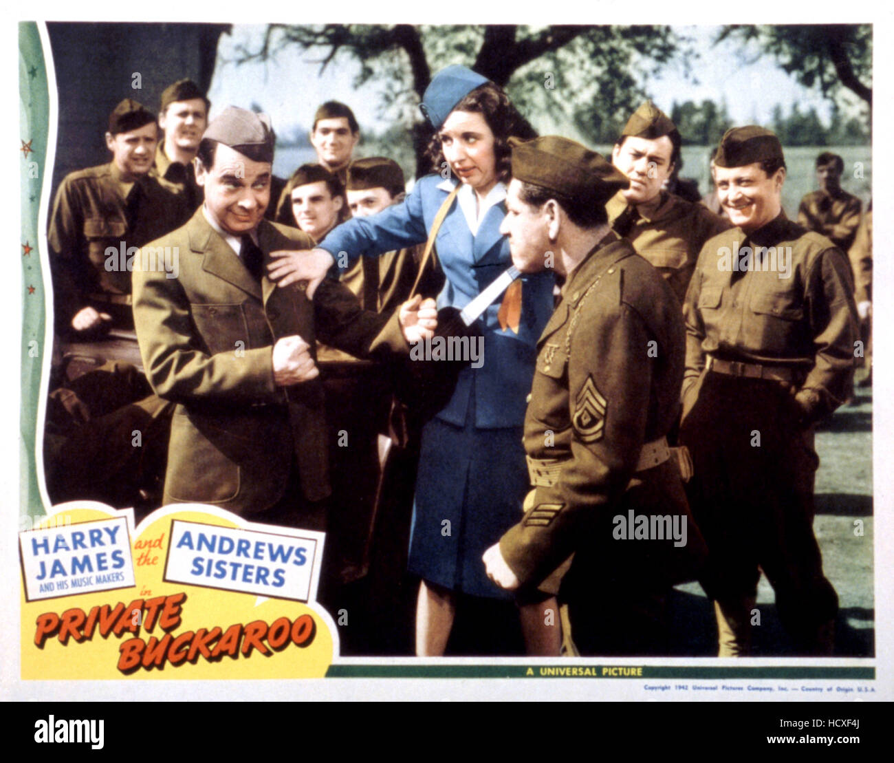 PRIVATE BUCKAROO, Joe E. Lewis, Mary Wickes, Shemp Howard, 1942 Stock Photo - Alamy
