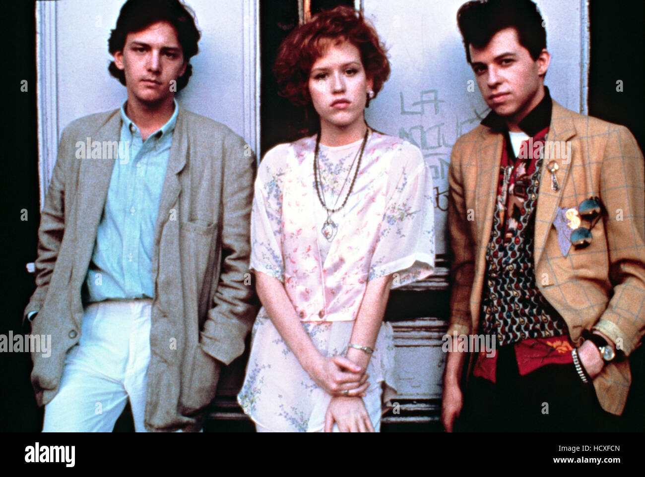 Pretty In Pink Andrew Mccarthy Molly Ringwald Jon Cryer 1986 © Paramount Courtesy