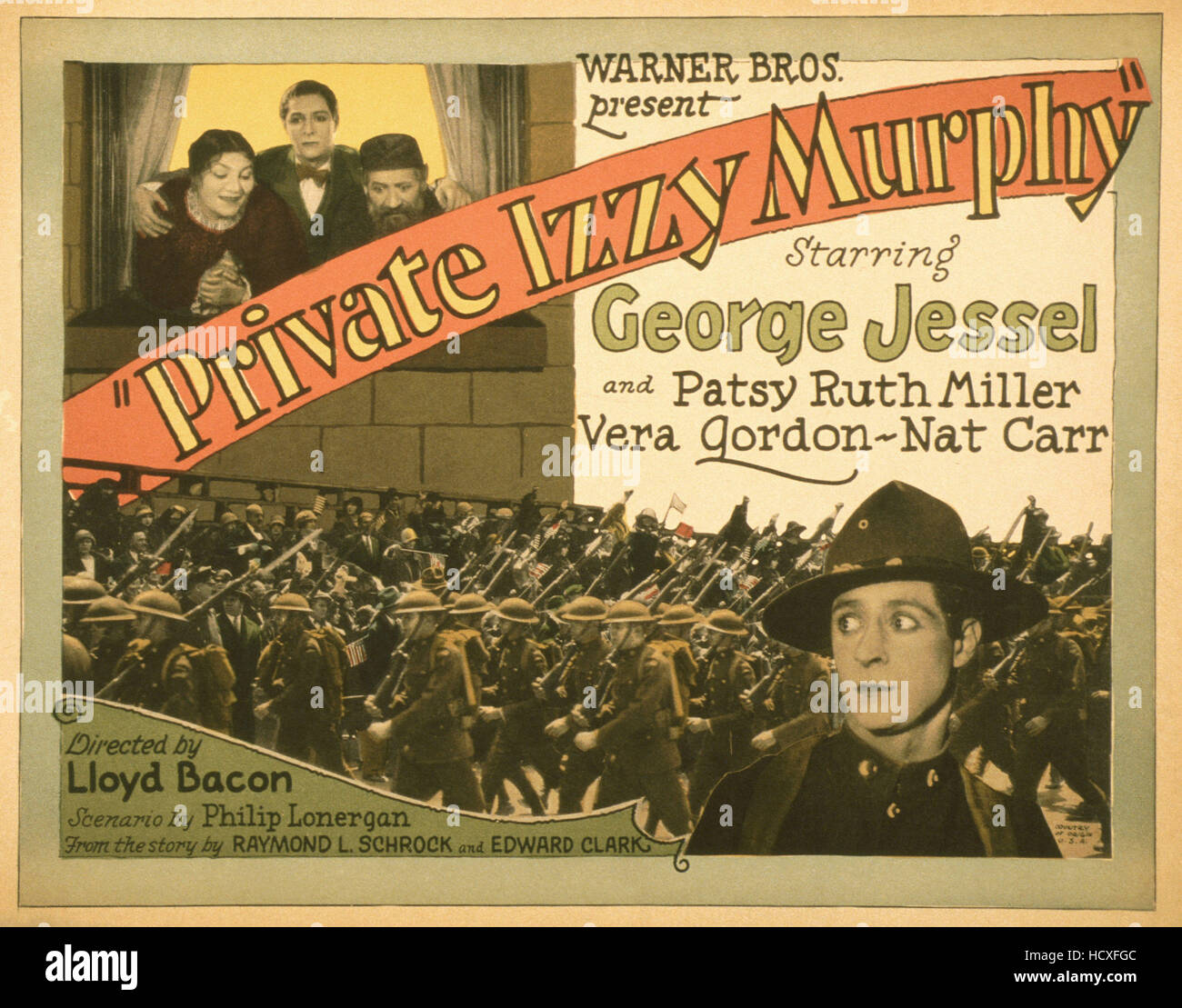 PRIVATE IZZY MURPHY, US poster, top from left: Vera Gordon, George ...