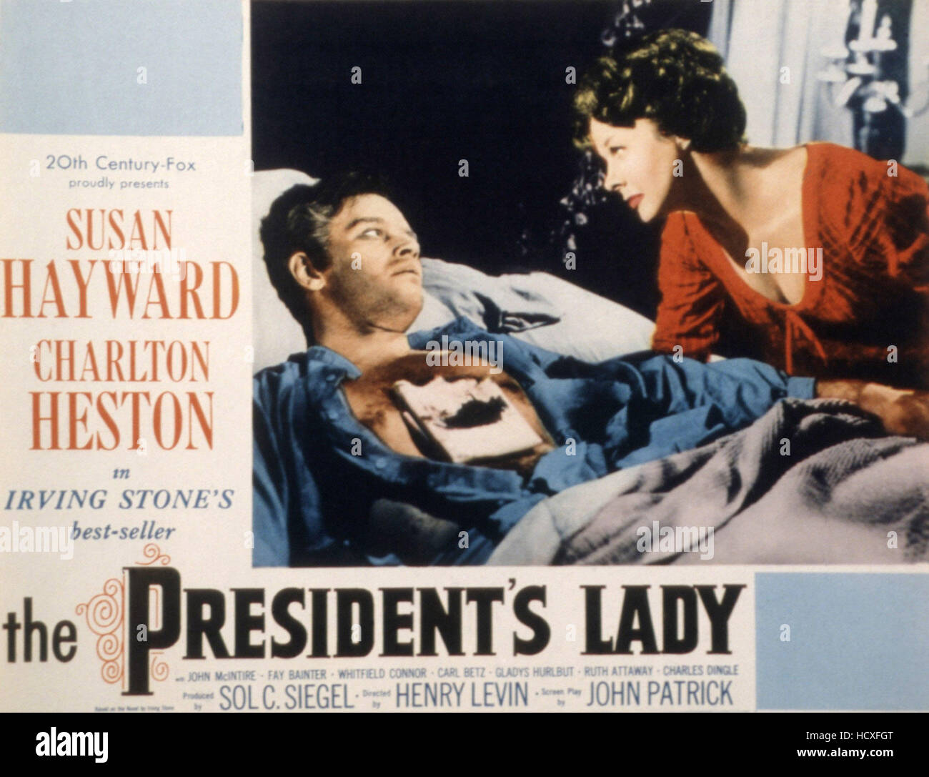 THE PRESIDENT'S LADY, Charlton Heston, Susan Hayward, 1953, TM and ...