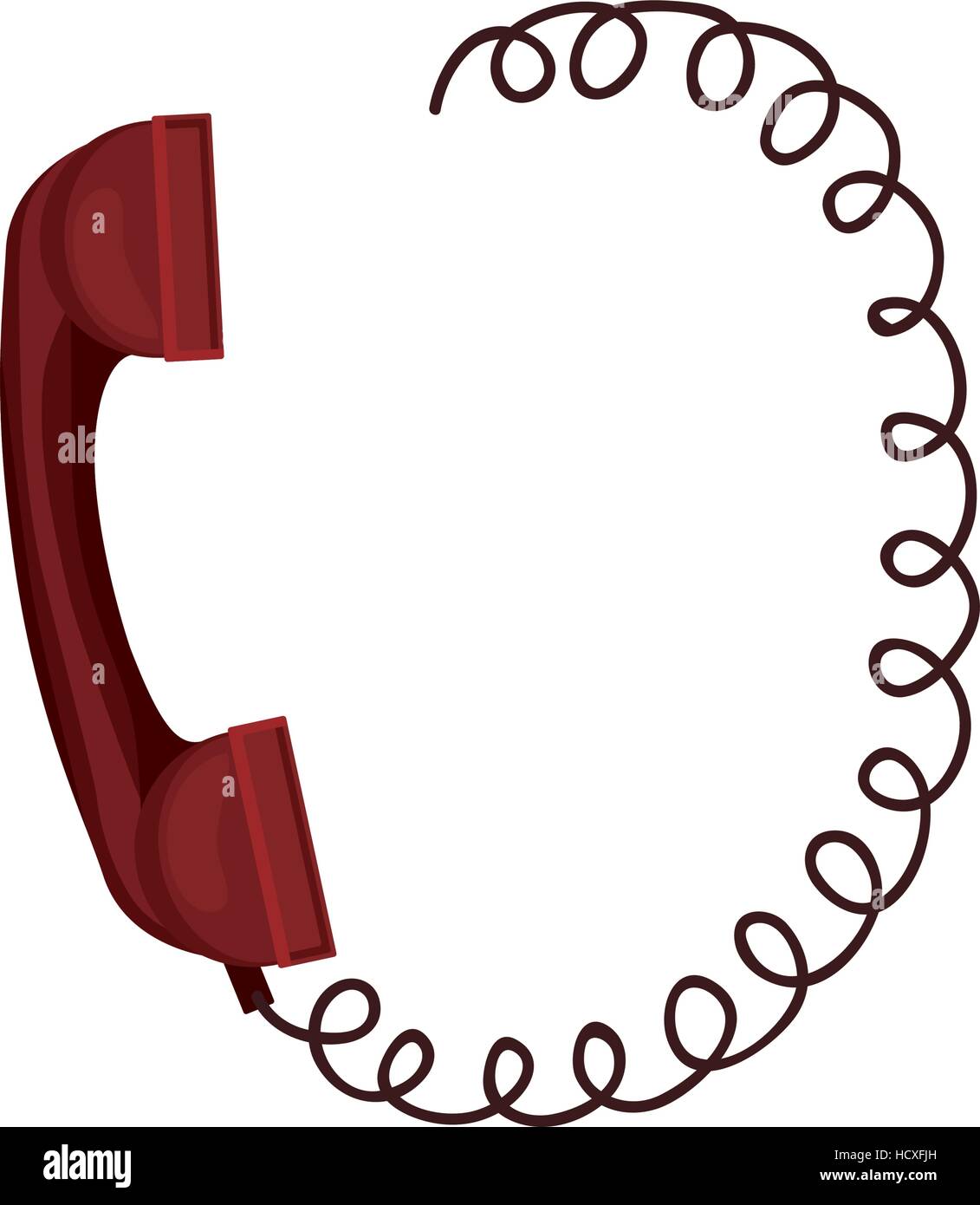 Phone icon. Device call telephone communication and contact theme ...