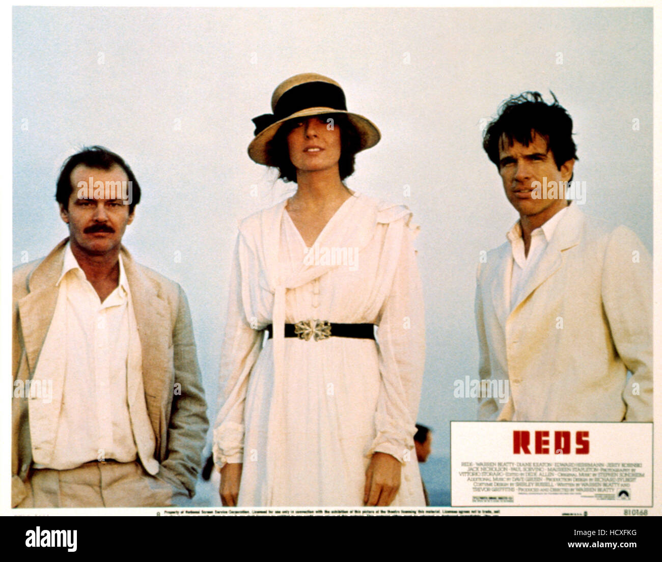 REDS, Jack Nicholson, Diane Keaton, Warren Beatty, 1981. (c) Paramount ...
