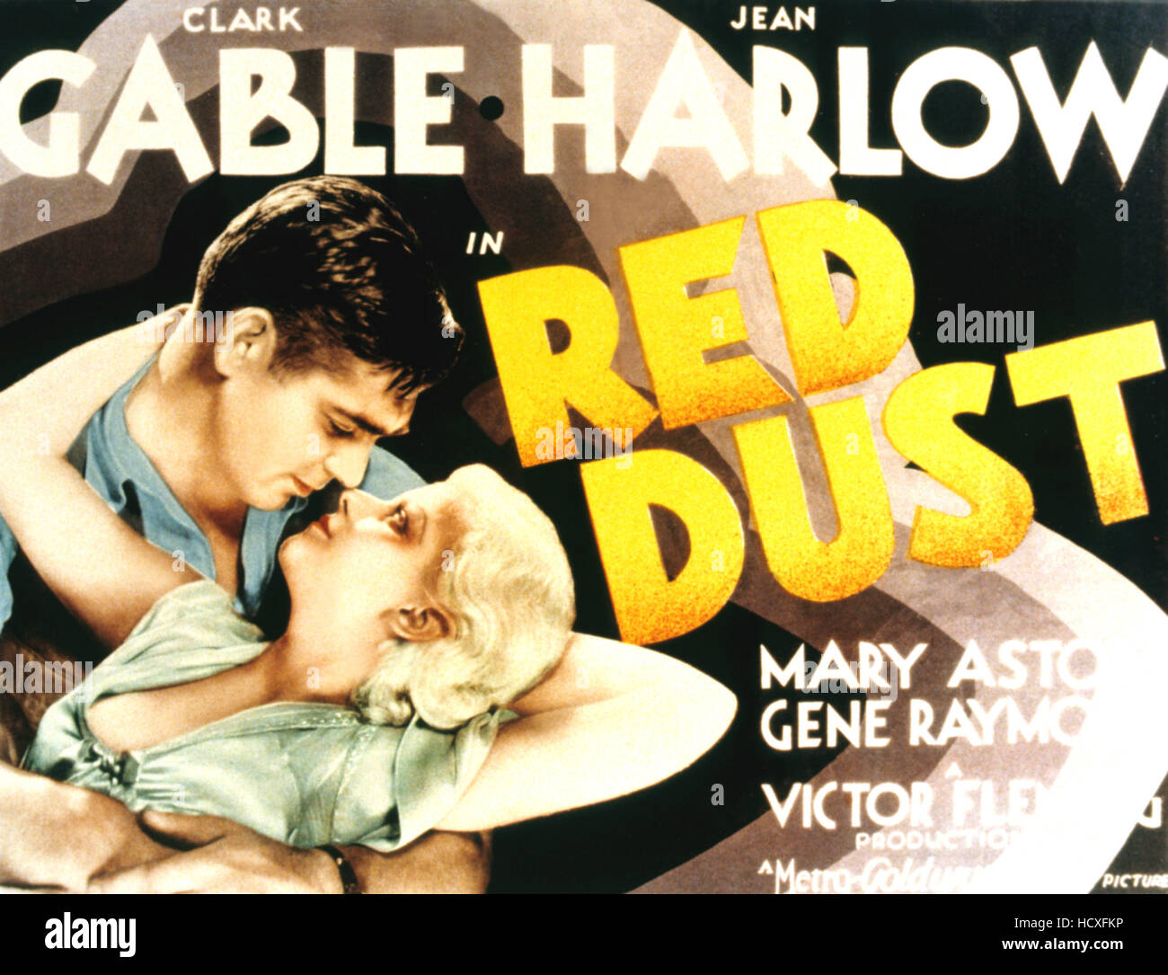 RED DUST, Clark Gable, Jean Harlow, 1932 Stock Photo - Alamy