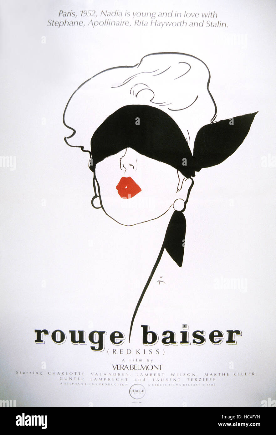 RED KISS, (aka ROUGE BAISER), US poster, 1985, © Circle Releasing ...