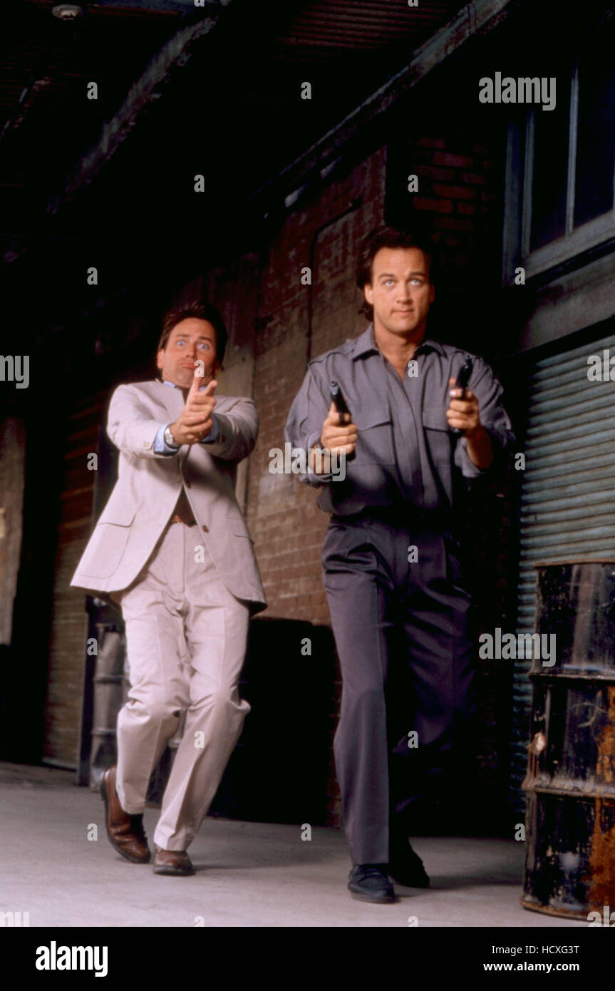 REAL MEN, John Ritter, James Belushi, 1987. ©United Artists/courtesy ...