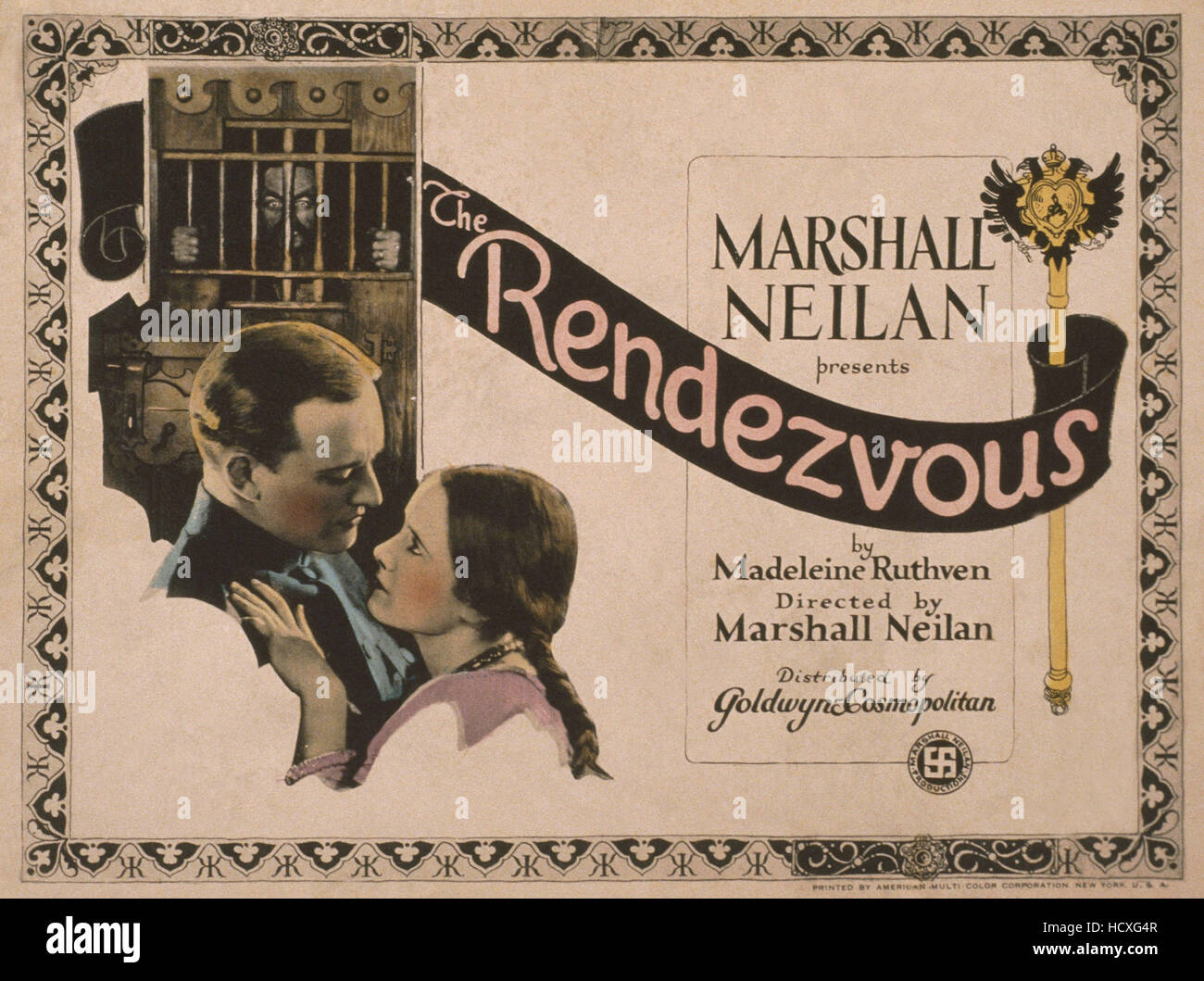 THE RENDEZVOUS, US poster, from left: Conrad Nagel, Lucille Ricksen ...