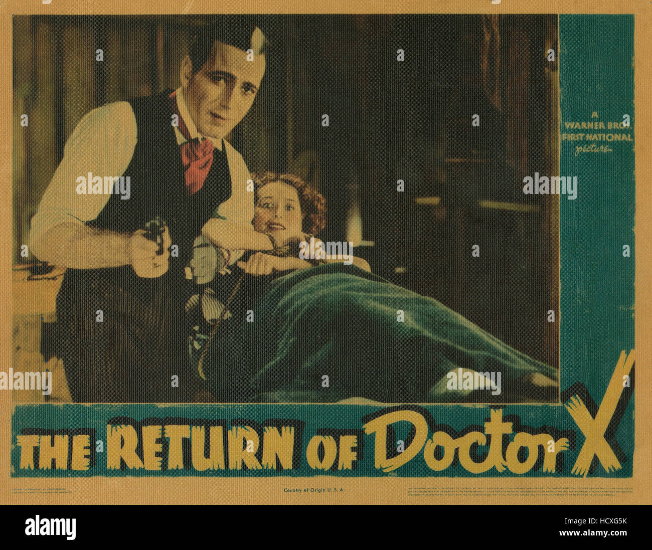 THE RETURN OF DOCTOR X, Humphrey Bogart, Rosemary Lane, 1939 Stock ...