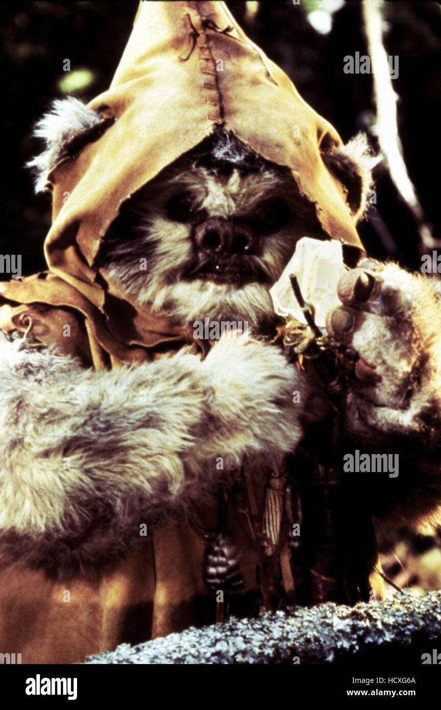 STAR WARS: EPISODE VI - RETURN OF THE JEDI, Ewok, 1983 Stock Photo - Alamy