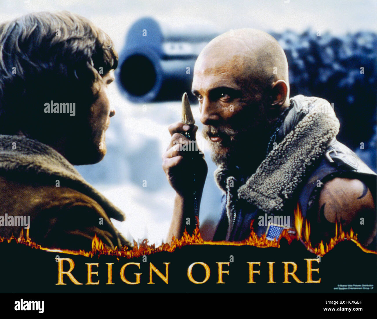 REIGN OF FIRE, Christian Bale, Matthew McConaughey, 2002 (c) Walt ...
