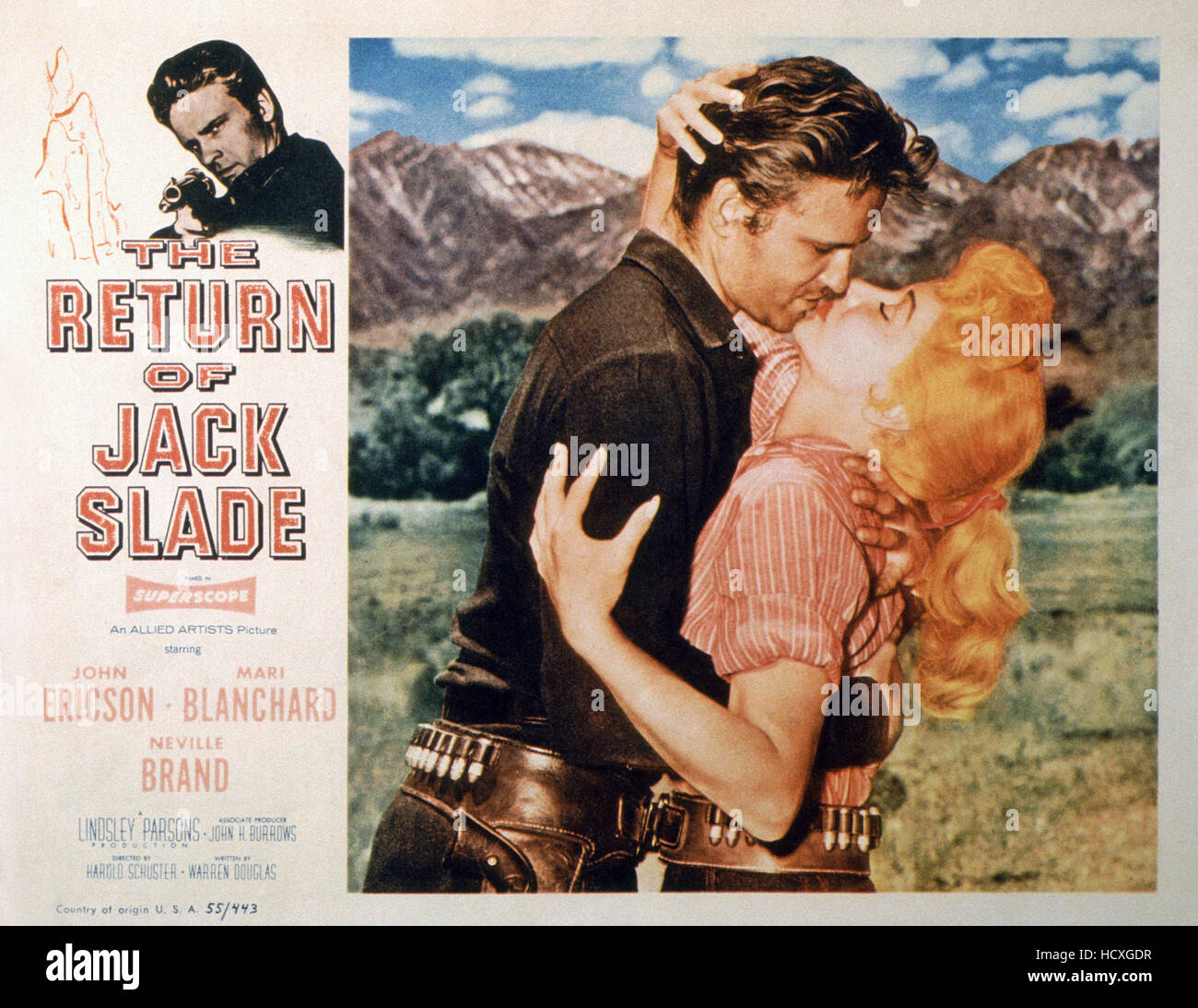 THE RETURN OF JACK SLADE, US lobbycard, from left: John Ericson, Mari ...