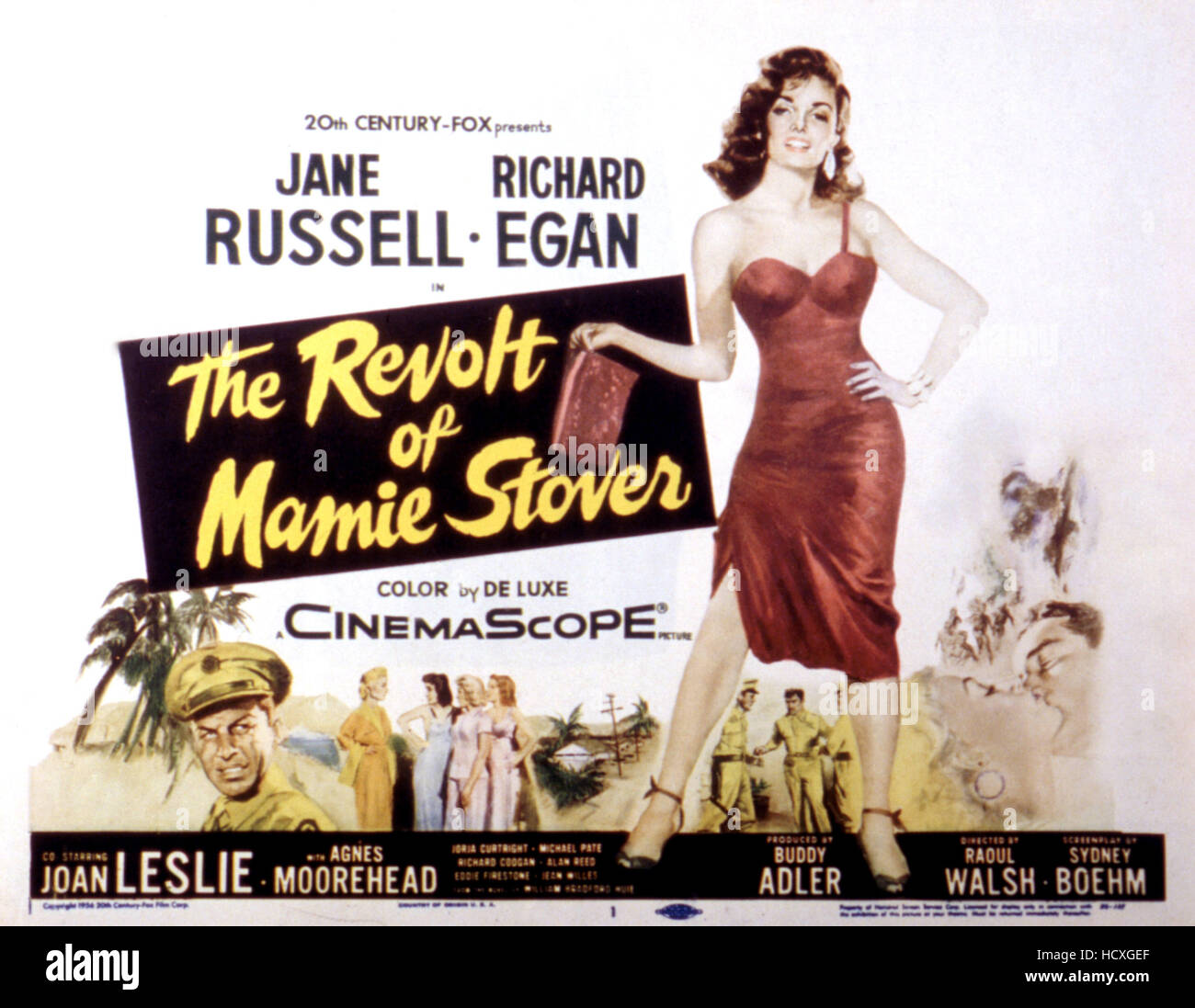 THE REVOLT OF MAMIE STOVER, Richard Egan, Jane Russell, 1956, TM and ...