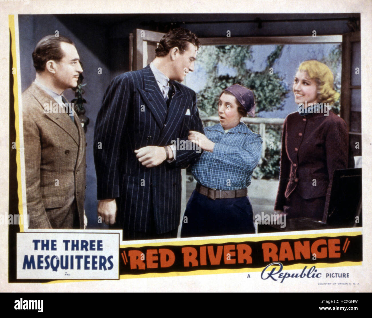 RED RIVER RANGE, John Wayne, Polly Moran, Lenore Bushman, lobby card ...