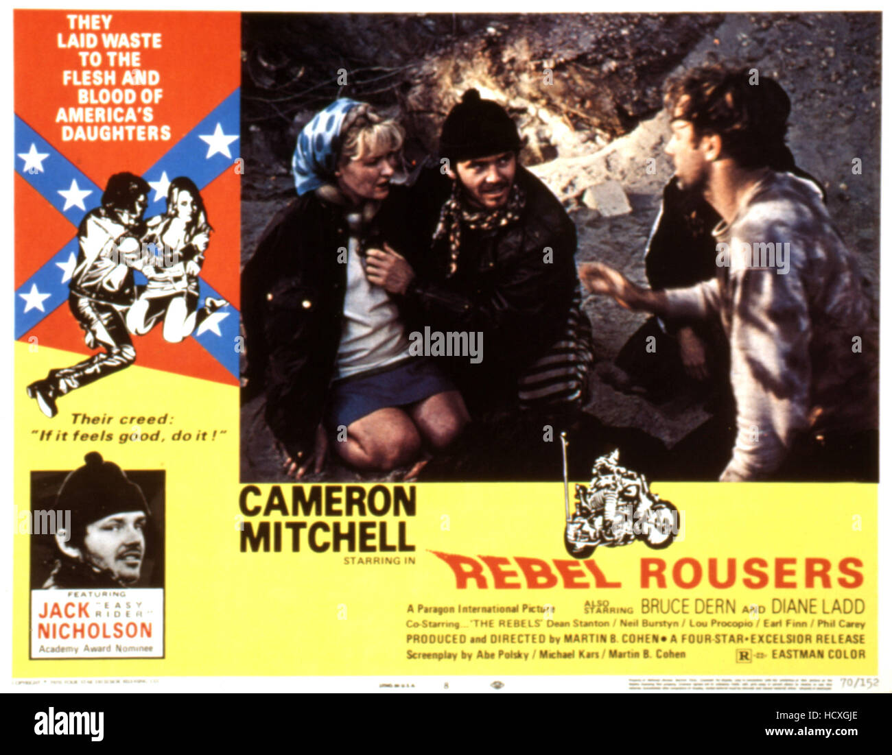 THE REBEL ROUSERS, Diane Ladd, Jack Nicholson, Bruce Dern, 1970 Stock Photo - Alamy