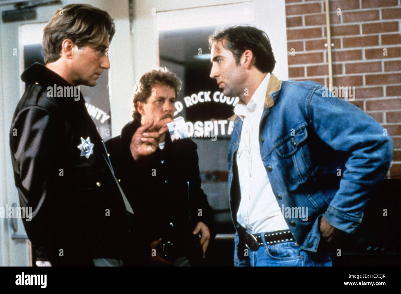 RED ROCK WEST, Timothy Carhart (left), Nicolas Cage (right), 1993 ...