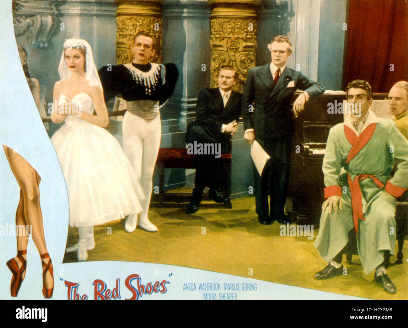 THE RED SHOES, Moira Shearer, Robert Helpmann, Anton Walbrook, Esmond ...