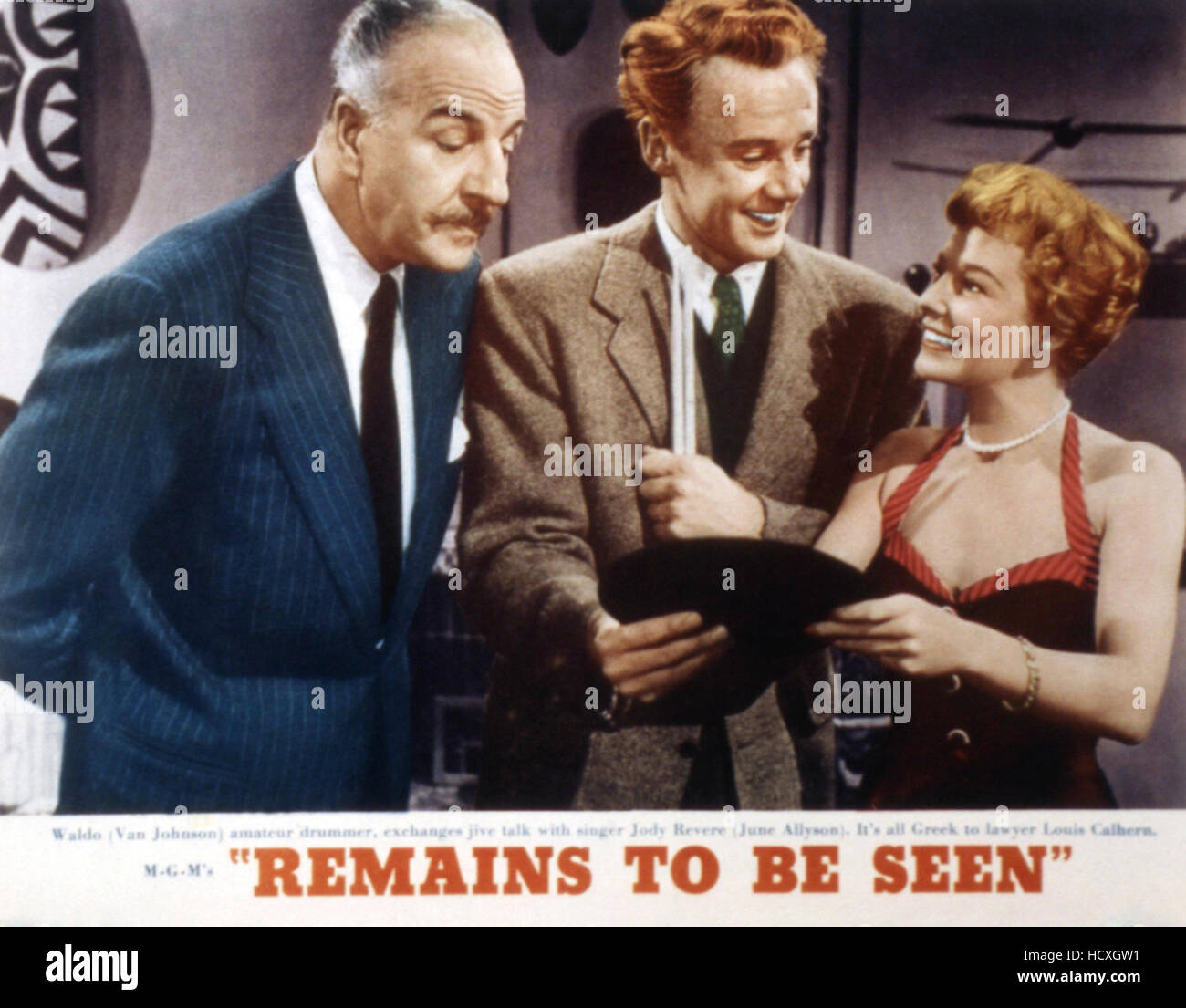 REMAINS TO BE SEEN, Louis Calhern, Van Johnson, June Allyson, 1953 ...