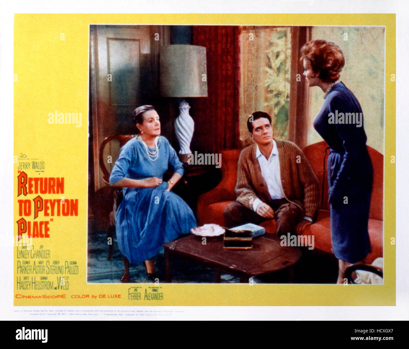 RETURN TO PEYTON PLACE, Mary Astor, Brett Halsey, Luciana Paluzzi, 1961 ...