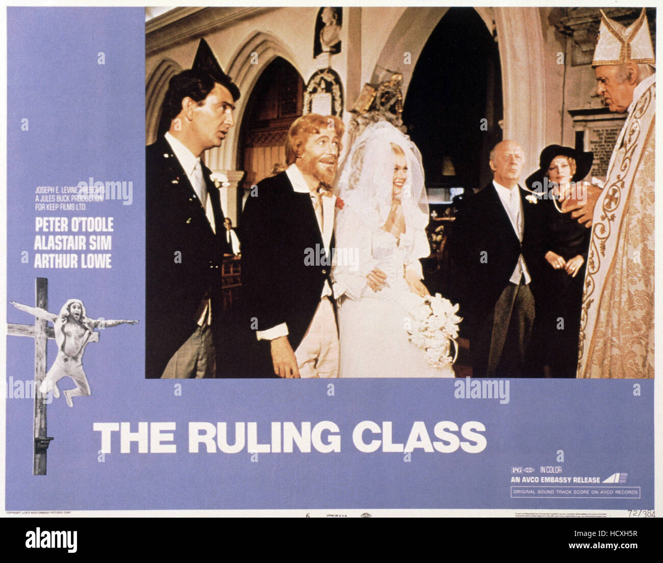 THE RULING CLASS, US lobbycard, from left: James Villiers, Peter O ...